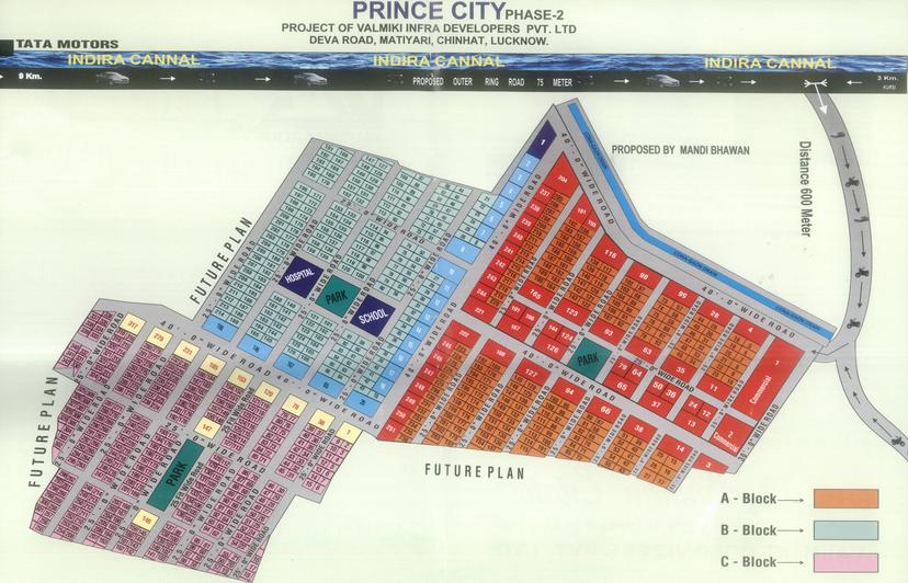 Valmiki Group Prince City Phase II in Tindola, Lucknow | Price, Floor ...