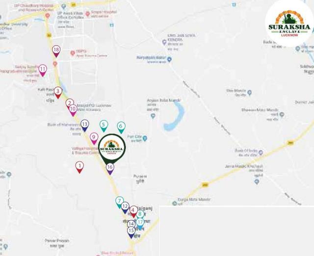 Omega Infrabuild Pvt Ltd Suraksha Enclave Phase 2 in Mohanlalganj ...